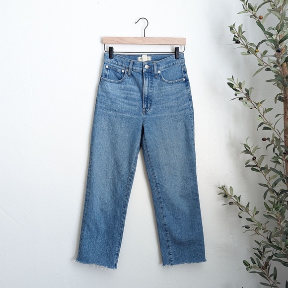 Madewell | Jeans | Madewell Perfect Vintage Straight Jean Banner Wash ...
